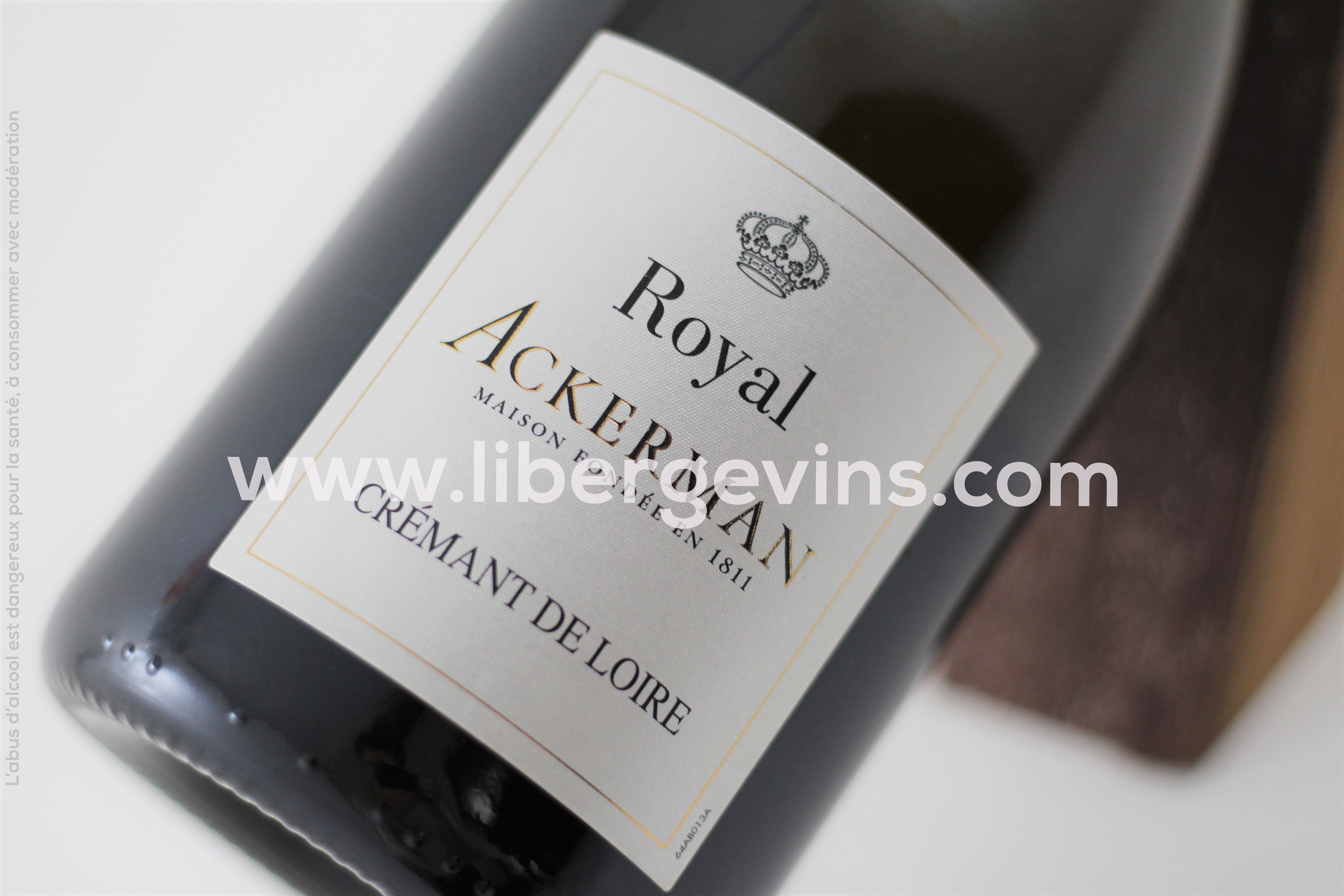 ACKERMAN - CREMANT DE LOIRE AOP 2022 - BRUT ROYAL | LES BULLES ...